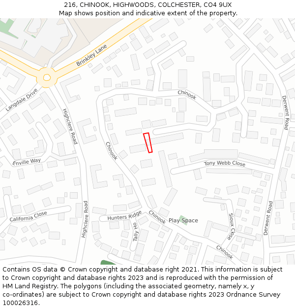 216, CHINOOK, HIGHWOODS, COLCHESTER, CO4 9UX - £165,000