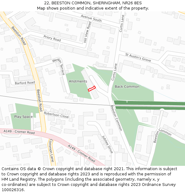 22, BEESTON COMMON, SHERINGHAM, NR26 8ES - £225,000