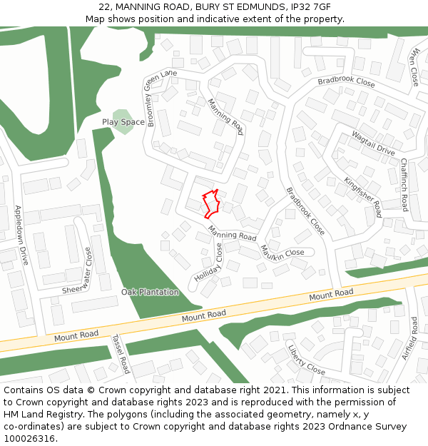 22, MANNING ROAD, BURY ST EDMUNDS, IP32 7GF - £418,000