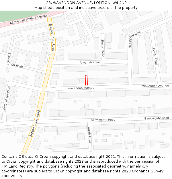 23, WAVENDON AVENUE, LONDON, W4 4NP - £1,650,000
