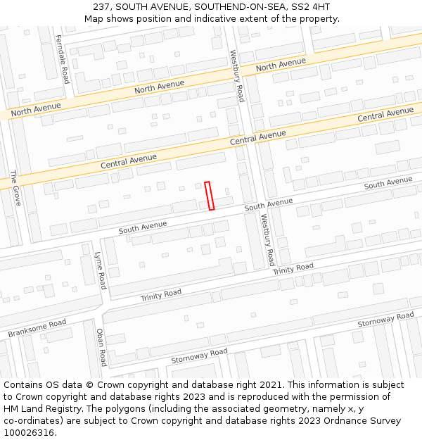237, SOUTH AVENUE, SOUTHEND-ON-SEA, SS2 4HT - £260,000