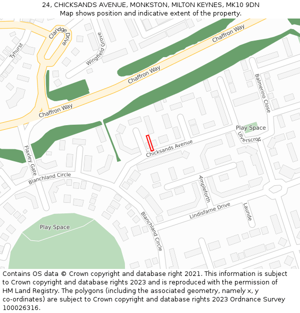 24, CHICKSANDS AVENUE, MONKSTON, MILTON KEYNES, MK10 9DN - £97,000