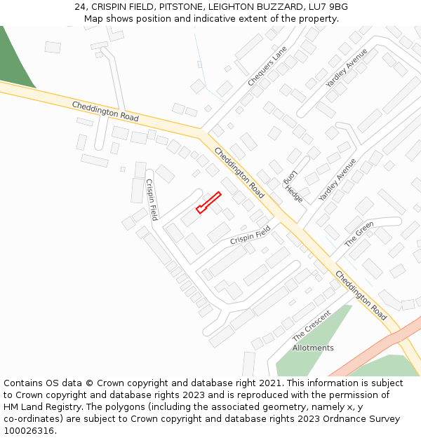 24, CRISPIN FIELD, PITSTONE, LEIGHTON BUZZARD, LU7 9BG - £285,000