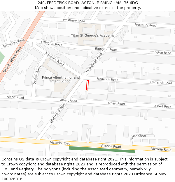 240, FREDERICK ROAD, ASTON, BIRMINGHAM, B6 6DG - £70,000