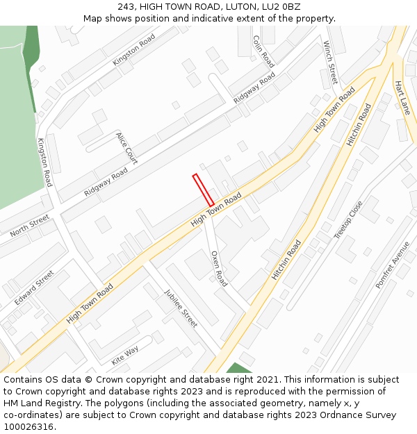 243, HIGH TOWN ROAD, LUTON, LU2 0BZ - £180,000