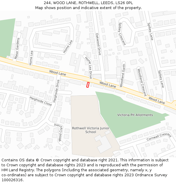244, WOOD LANE, ROTHWELL, LEEDS, LS26 0PL - £169,000