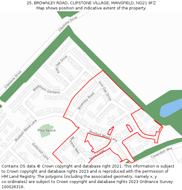25, BROWNLEY ROAD, CLIPSTONE VILLAGE, MANSFIELD, NG21 9FZ - £149,000