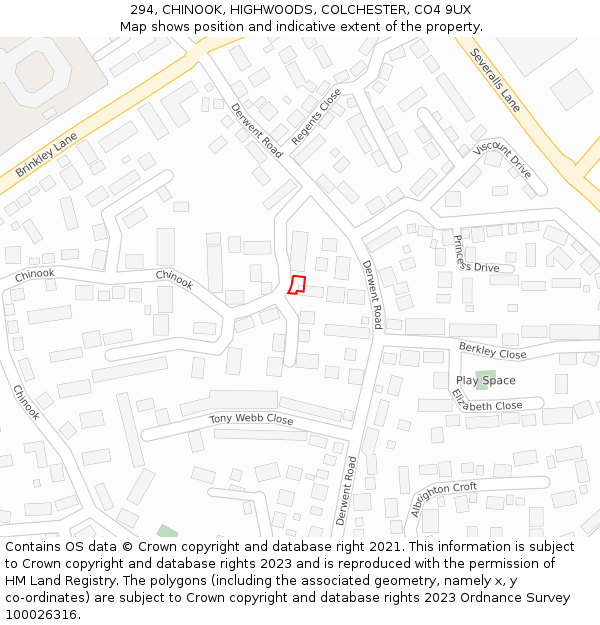 294, CHINOOK, HIGHWOODS, COLCHESTER, CO4 9UX - £46,600