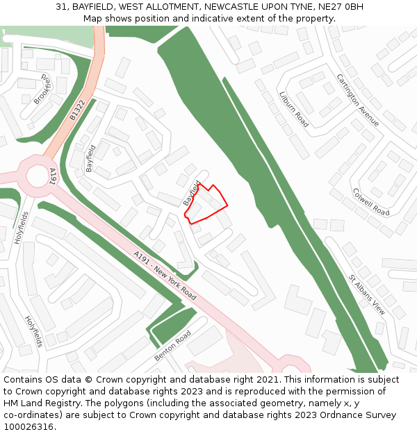 31, BAYFIELD, WEST ALLOTMENT, NEWCASTLE UPON TYNE, NE27 0BH - £80,000