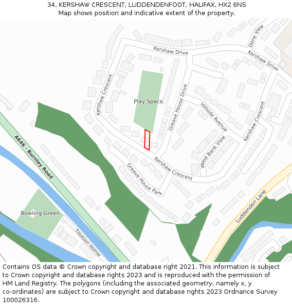 34, KERSHAW CRESCENT, LUDDENDENFOOT, HALIFAX, HX2 6NS - £100,000