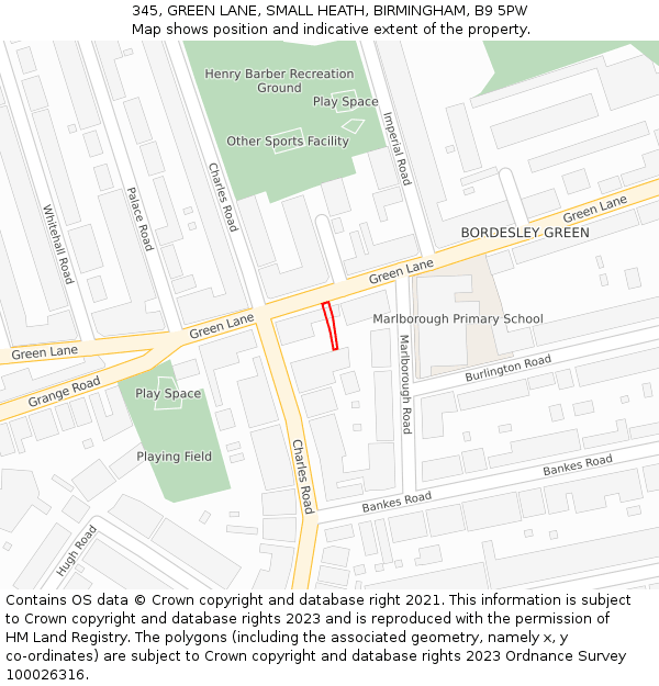 345, GREEN LANE, SMALL HEATH, BIRMINGHAM, B9 5PW - £215,000
