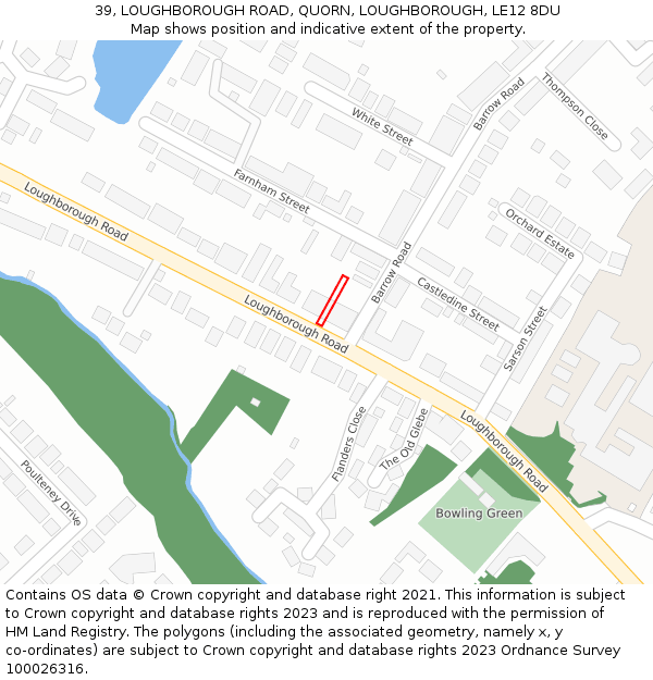 39, LOUGHBOROUGH ROAD, QUORN, LOUGHBOROUGH, LE12 8DU - £290,000