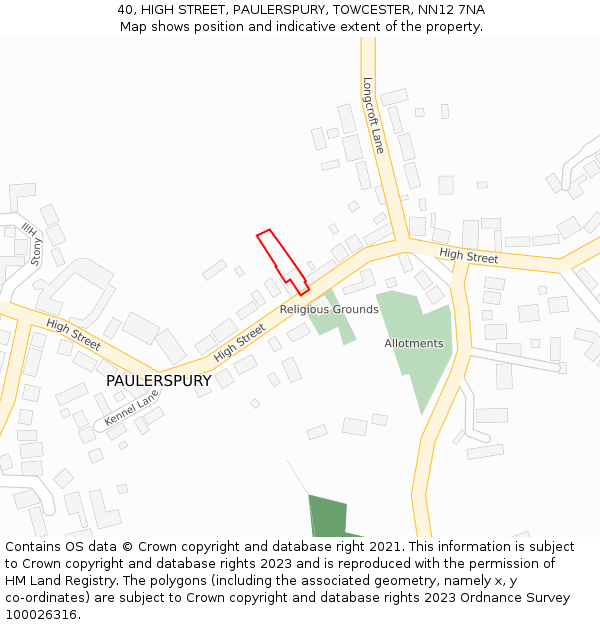 40, HIGH STREET, PAULERSPURY, TOWCESTER, NN12 7NA - £479,000
