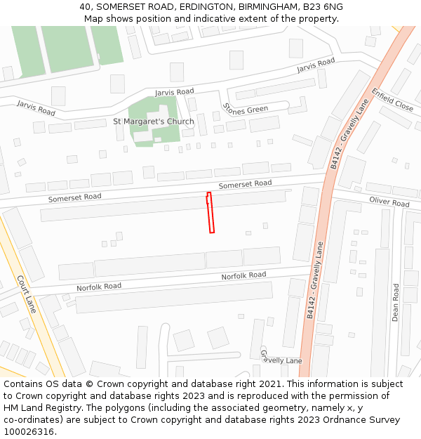 40, SOMERSET ROAD, ERDINGTON, BIRMINGHAM, B23 6NG - £270,000