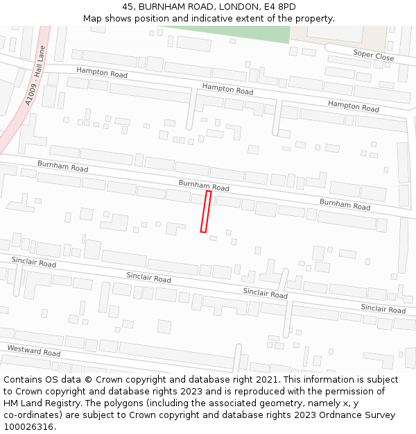 45, BURNHAM ROAD, LONDON, E4 8PD - £520,000
