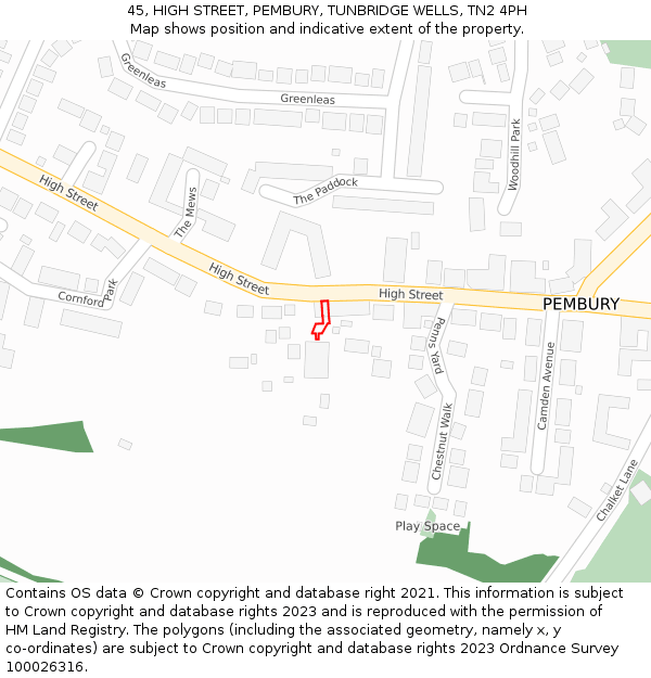 45, HIGH STREET, PEMBURY, TUNBRIDGE WELLS, TN2 4PH - £360,000