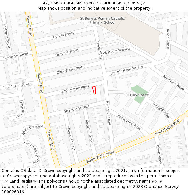 47, SANDRINGHAM ROAD, SUNDERLAND, SR6 9QZ - £112,000