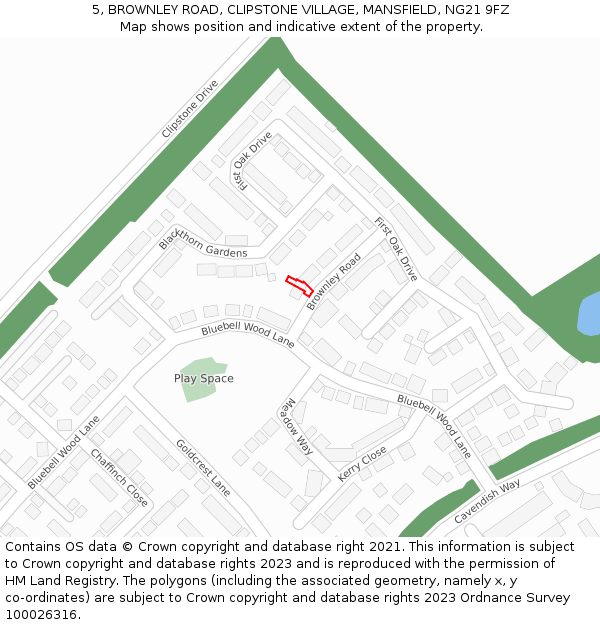5, BROWNLEY ROAD, CLIPSTONE VILLAGE, MANSFIELD, NG21 9FZ - £158,000