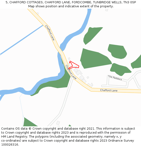 5, CHAFFORD COTTAGES, CHAFFORD LANE, FORDCOMBE, TUNBRIDGE WELLS, TN3 0SP - £350,000