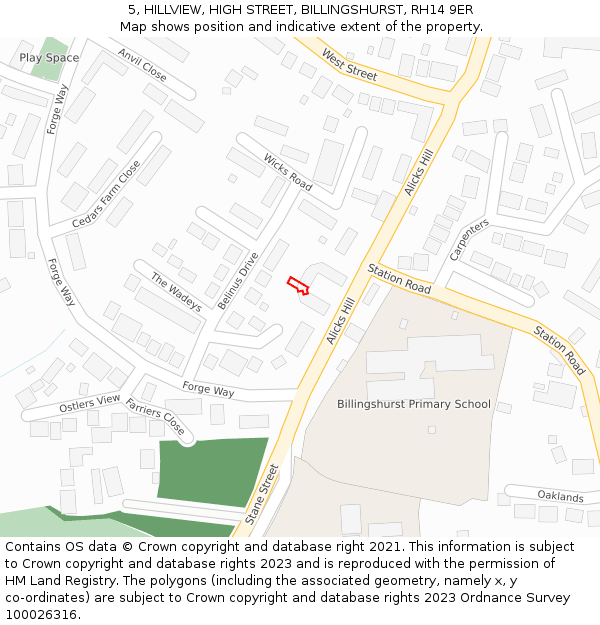5, HILLVIEW, HIGH STREET, BILLINGSHURST, RH14 9ER - £355,000