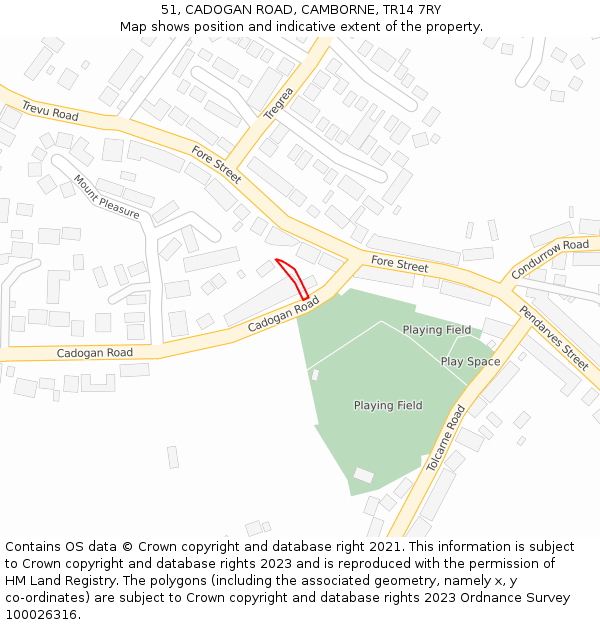 51, CADOGAN ROAD, CAMBORNE, TR14 7RY - £175,000