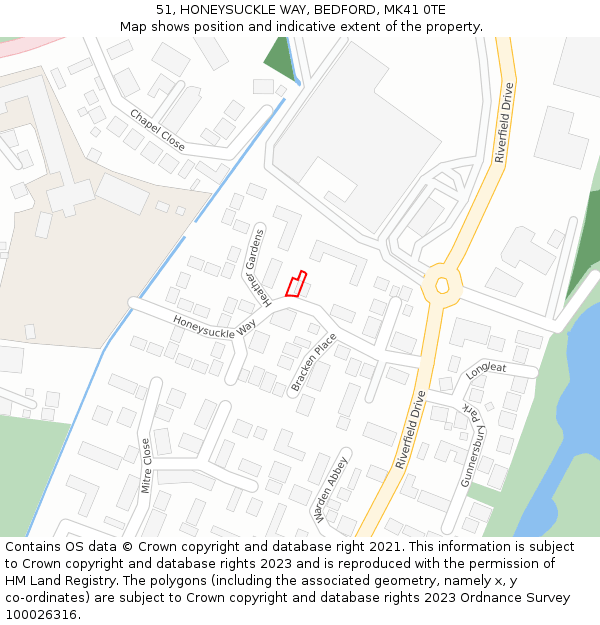 51, HONEYSUCKLE WAY, BEDFORD, MK41 0TE - £168,750