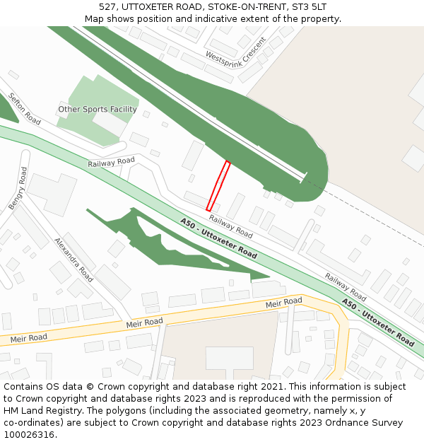 527, UTTOXETER ROAD, STOKE-ON-TRENT, ST3 5LT - £81,000