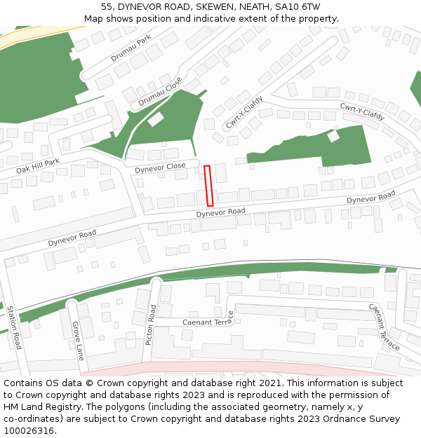 55, DYNEVOR ROAD, SKEWEN, NEATH, SA10 6TW - £94,000