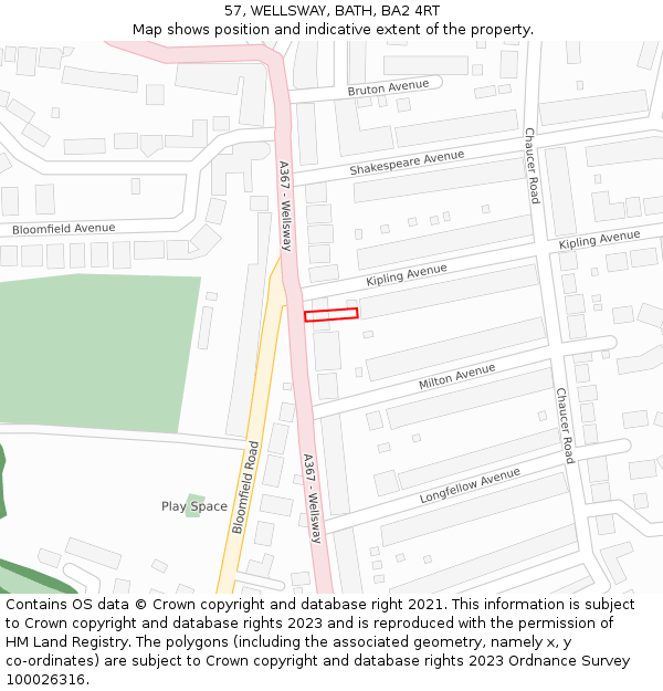 57, WELLSWAY, BATH, BA2 4RT - £625,000
