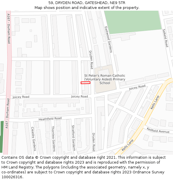 59, DRYDEN ROAD, GATESHEAD, NE9 5TR - £275,000