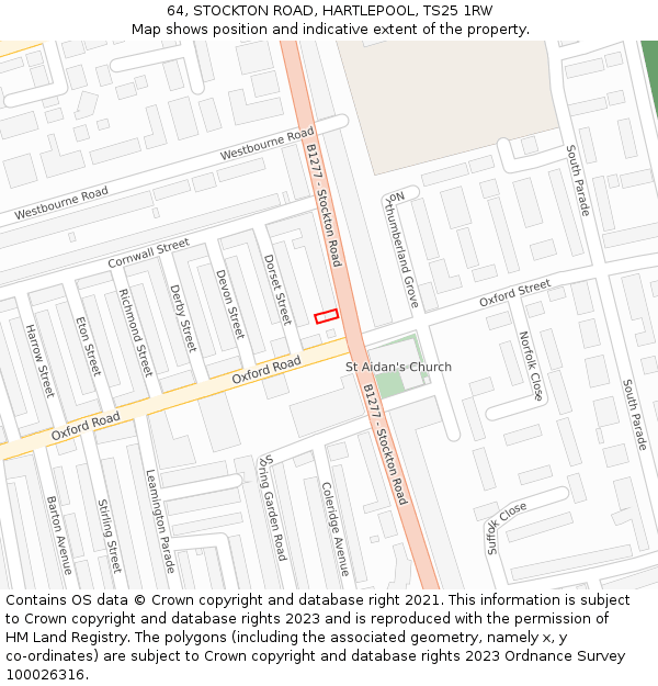 64, STOCKTON ROAD, HARTLEPOOL, TS25 1RW - £105,000