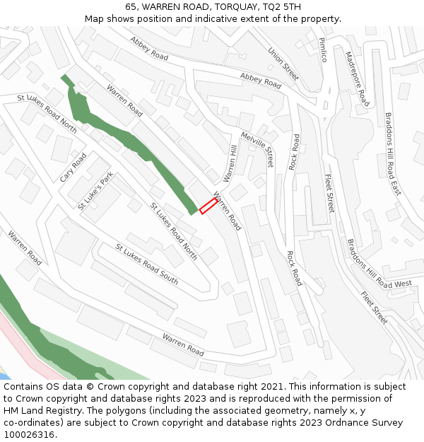 65, WARREN ROAD, TORQUAY, TQ2 5TH - £77,500