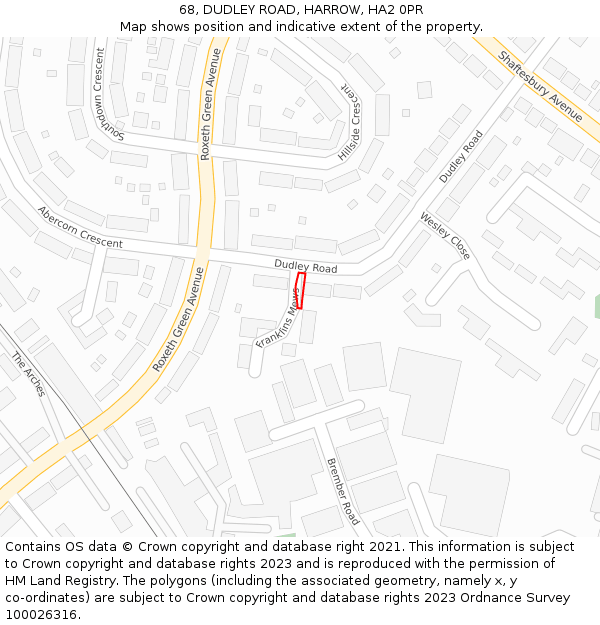 68, DUDLEY ROAD, HARROW, HA2 0PR - £90,000