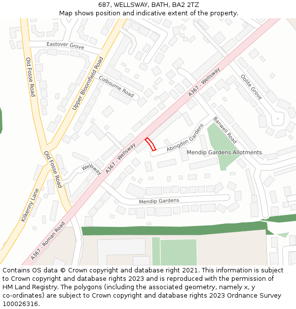 687, WELLSWAY, BATH, BA2 2TZ - £292,000