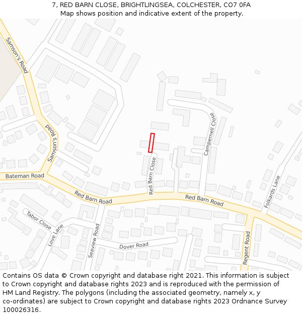 7, RED BARN CLOSE, BRIGHTLINGSEA, COLCHESTER, CO7 0FA - £269,000