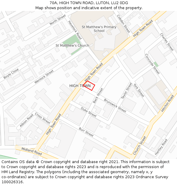 70A, HIGH TOWN ROAD, LUTON, LU2 0DG - £155,687