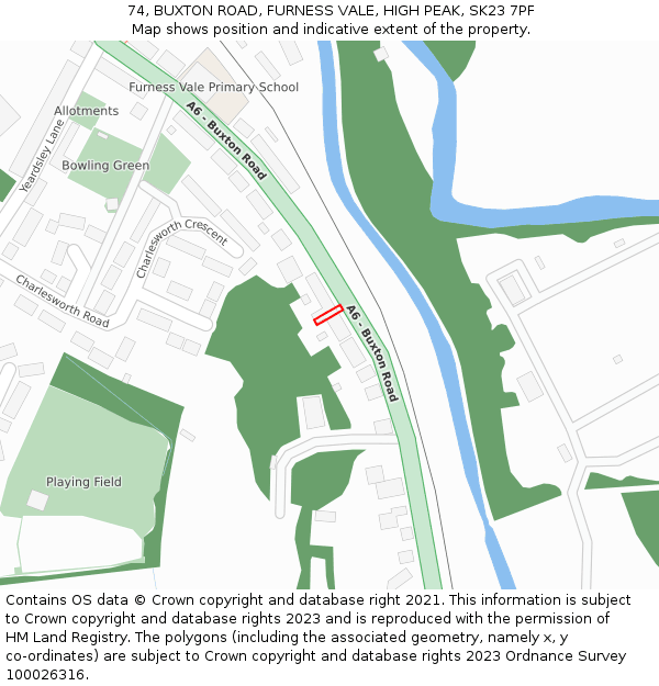 74, BUXTON ROAD, FURNESS VALE, HIGH PEAK, SK23 7PF - £182,500