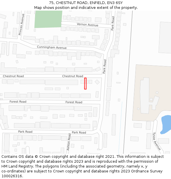 75, CHESTNUT ROAD, ENFIELD, EN3 6SY - £243,000