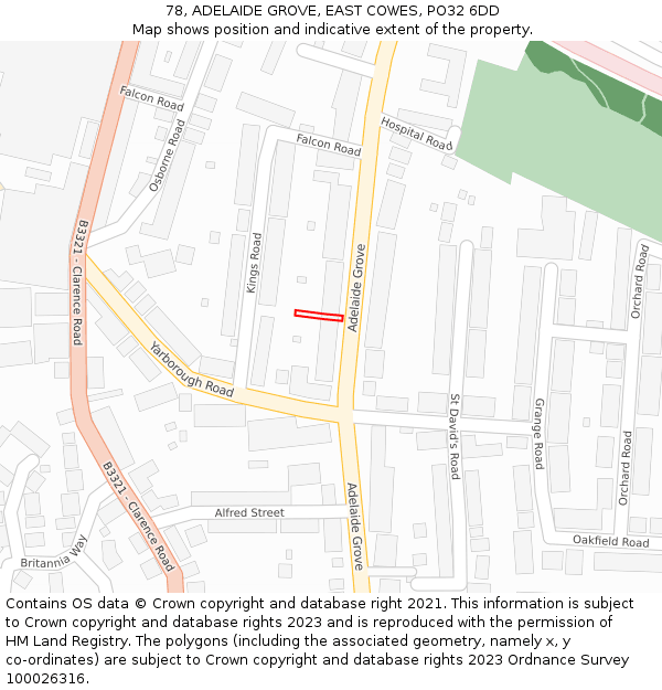 78, ADELAIDE GROVE, EAST COWES, PO32 6DD - £121,000