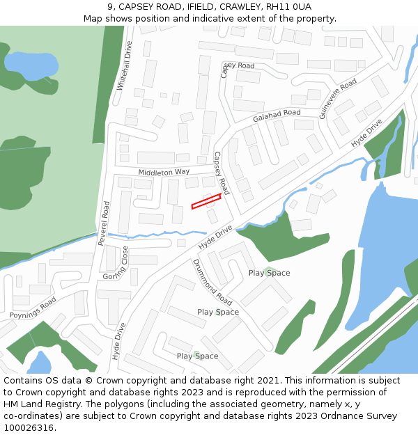 9, CAPSEY ROAD, IFIELD, CRAWLEY, RH11 0UA - £345,000