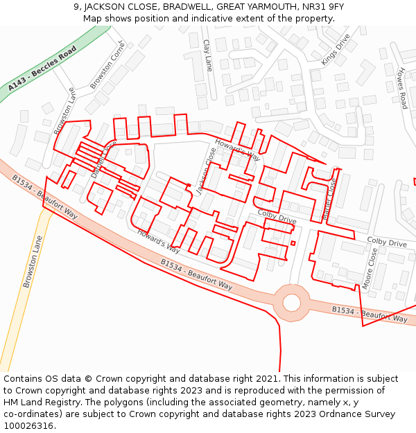 9, JACKSON CLOSE, BRADWELL, GREAT YARMOUTH, NR31 9FY - £215,000