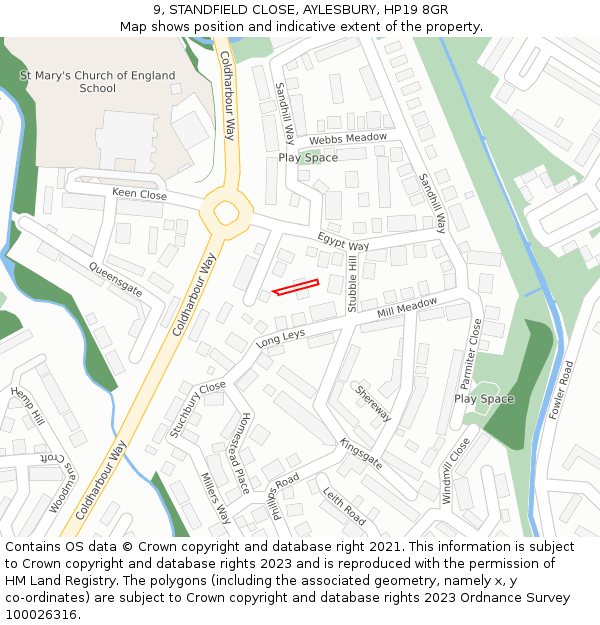 9, STANDFIELD CLOSE, AYLESBURY, HP19 8GR - £260,000