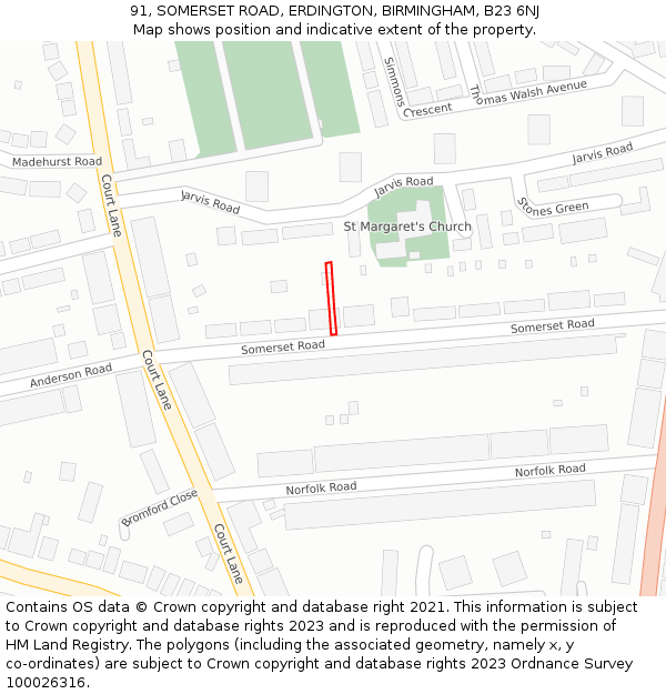 91, SOMERSET ROAD, ERDINGTON, BIRMINGHAM, B23 6NJ - £215,000