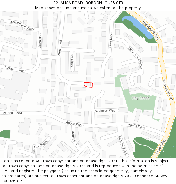92, ALMA ROAD, BORDON, GU35 0TR - £183,500