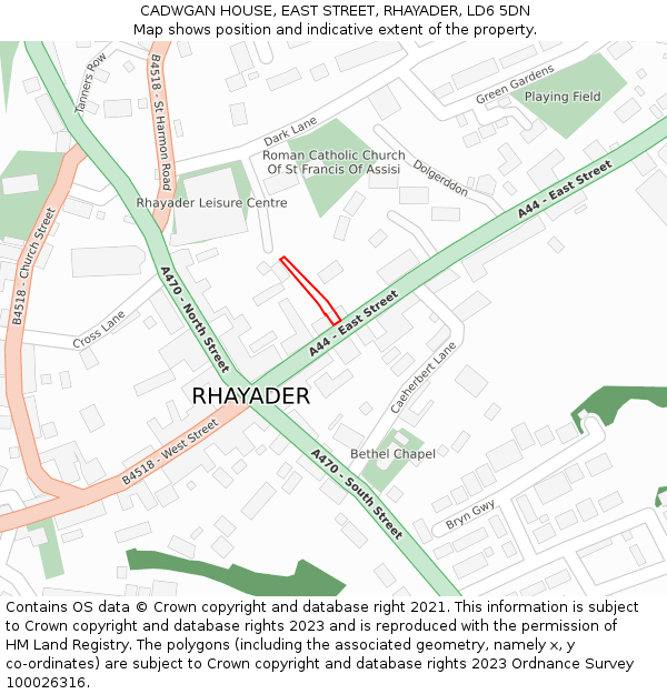 CADWGAN HOUSE, EAST STREET, RHAYADER, LD6 5DN - £240,000