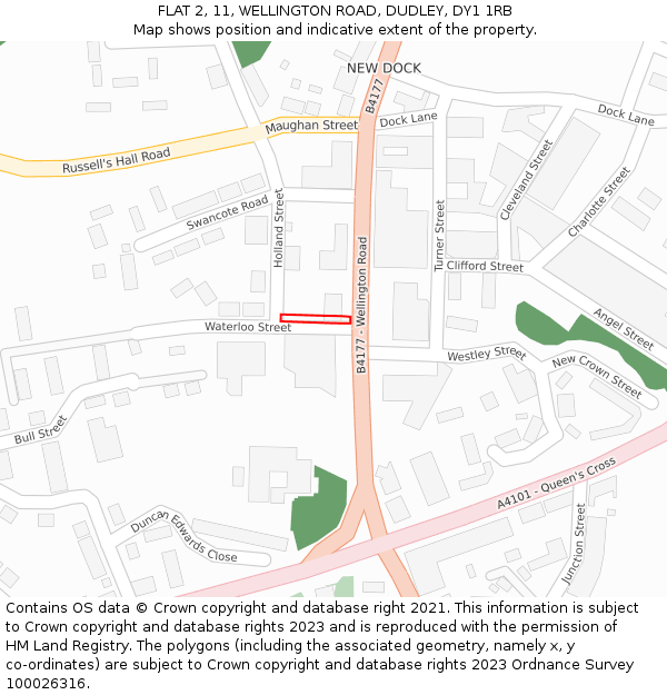 FLAT 2, 11, WELLINGTON ROAD, DUDLEY, DY1 1RB - £80,000