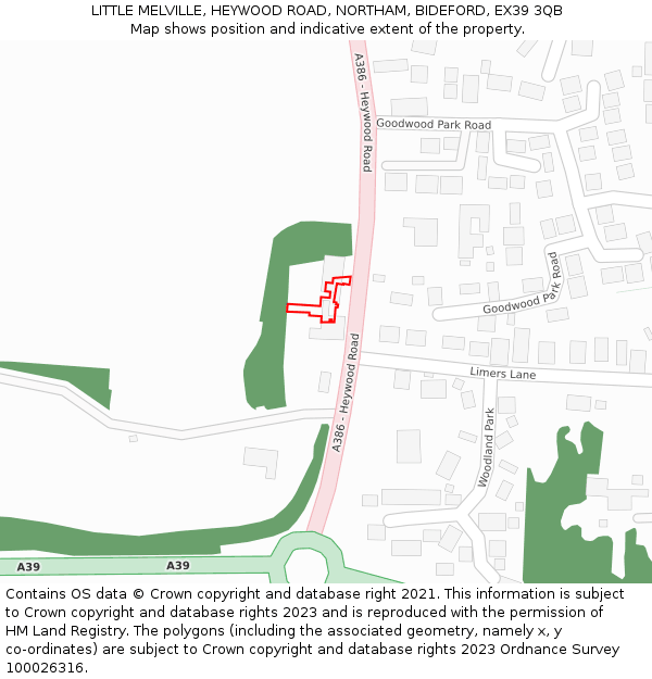 LITTLE MELVILLE, HEYWOOD ROAD, NORTHAM, BIDEFORD, EX39 3QB - £315,000