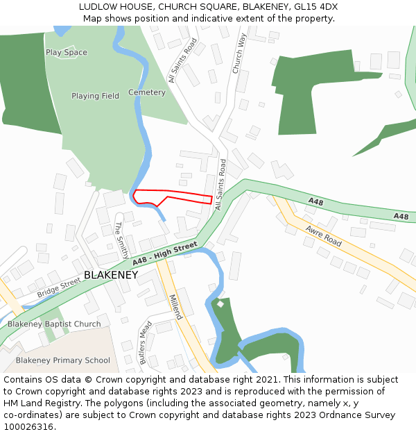LUDLOW HOUSE, CHURCH SQUARE, BLAKENEY, GL15 4DX - £475,000