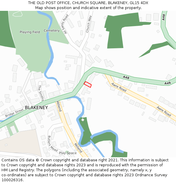THE OLD POST OFFICE, CHURCH SQUARE, BLAKENEY, GL15 4DX - £237,500