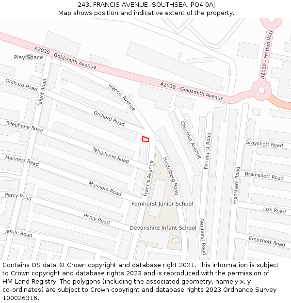 243, FRANCIS AVENUE, SOUTHSEA, PO4 0AJ - £215,000